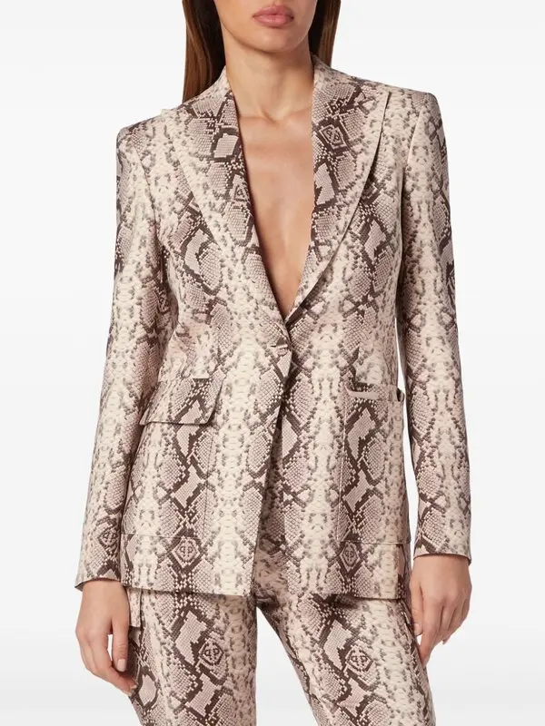 Philipp Plein Python-print Blazer