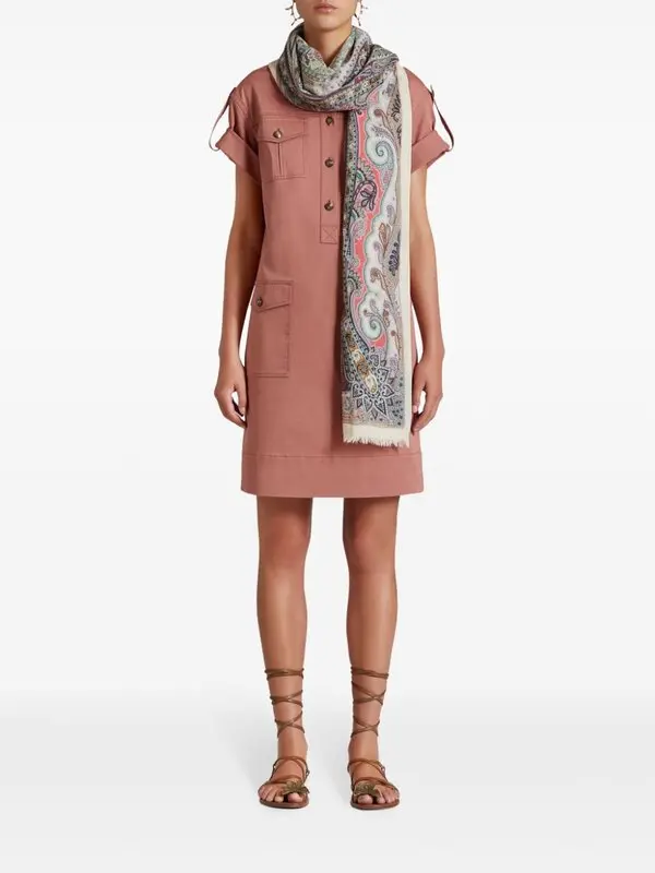 Etro Paisley-print Cashmere Scarf - Neutrals
