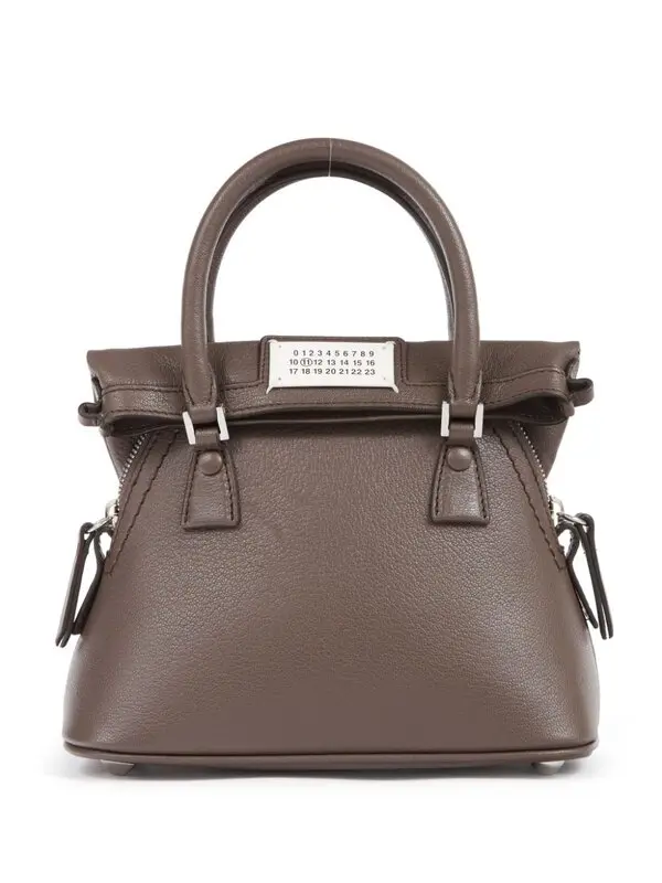 MAISON MARGIELA 5ac Classique Mini Tote Bag - Brown