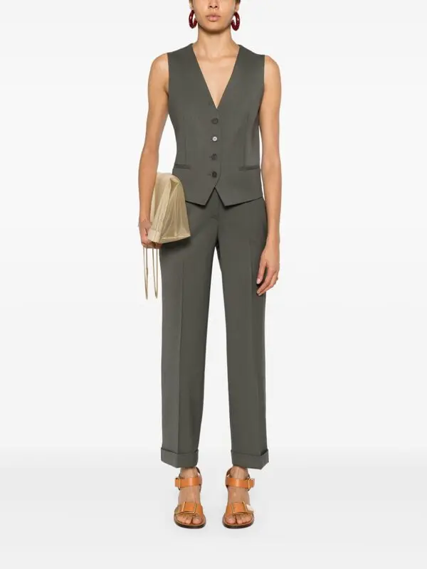 P.a.r.o.s.h Tailored Virgin Wool-blend Trousers