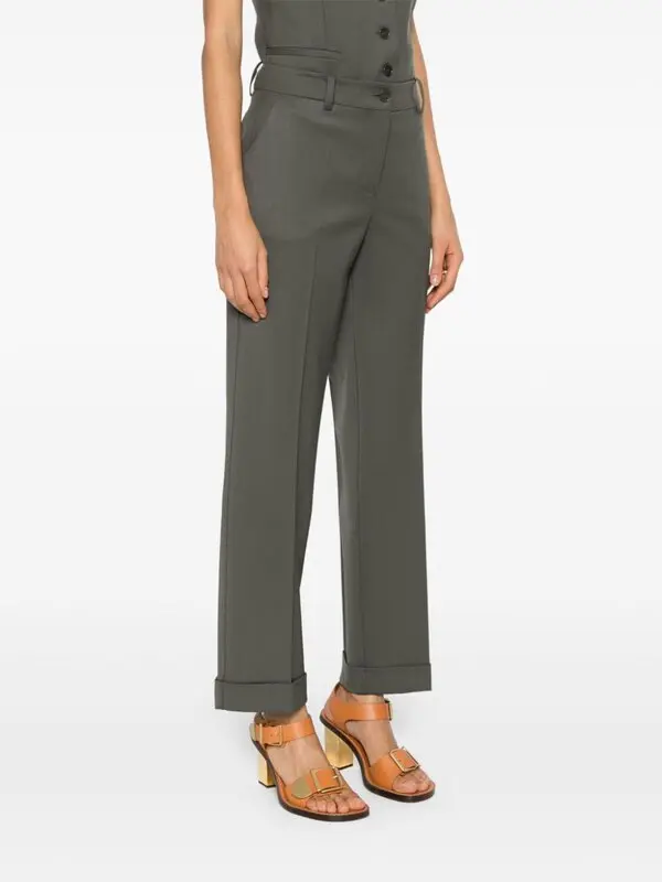 P.a.r.o.s.h Tailored Virgin Wool-blend Trousers