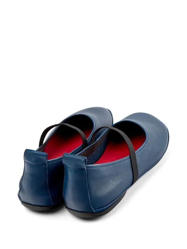 Camper Right Nina Leather Ballerinas - Blue