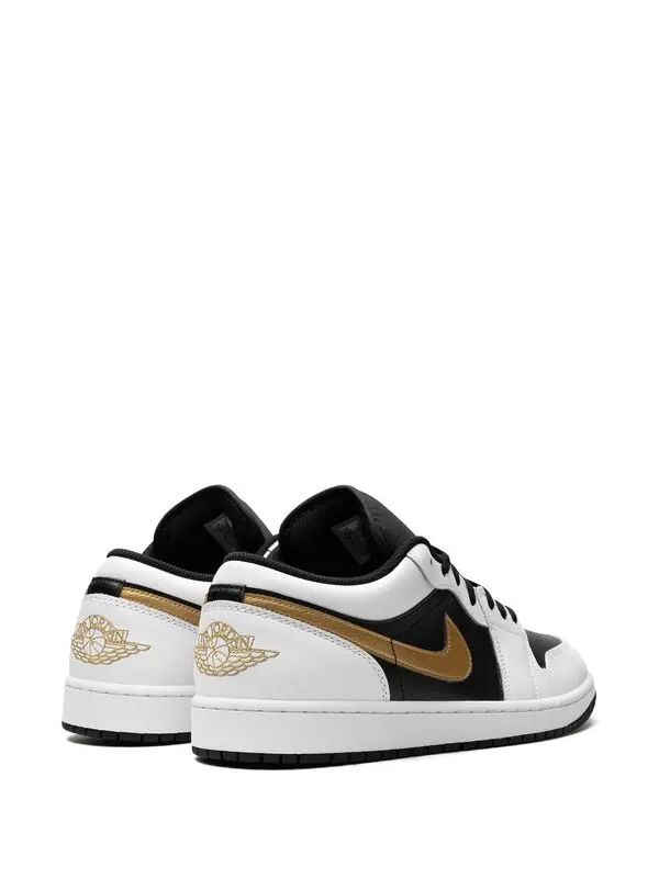 JORDAN Air 1 Low Gold Swoosh Sneakers - White