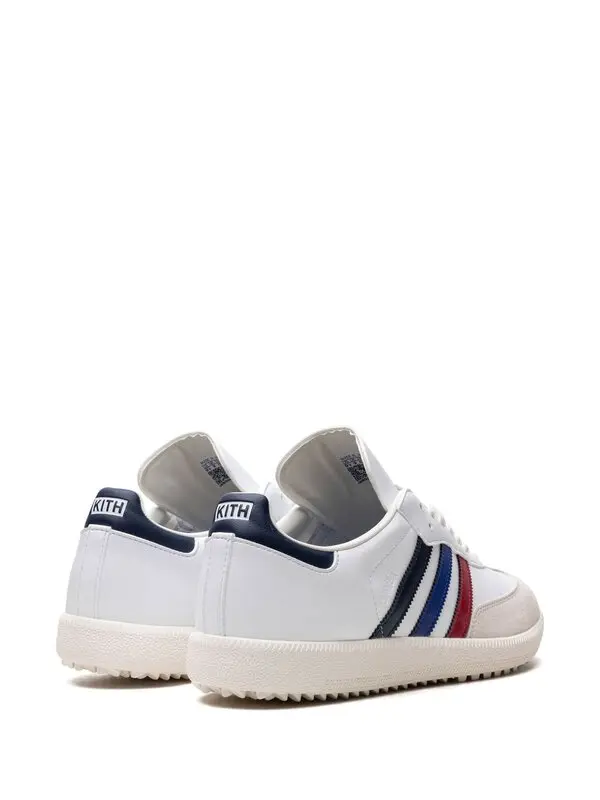Adidas X Kith Samba Golf Shoes - White