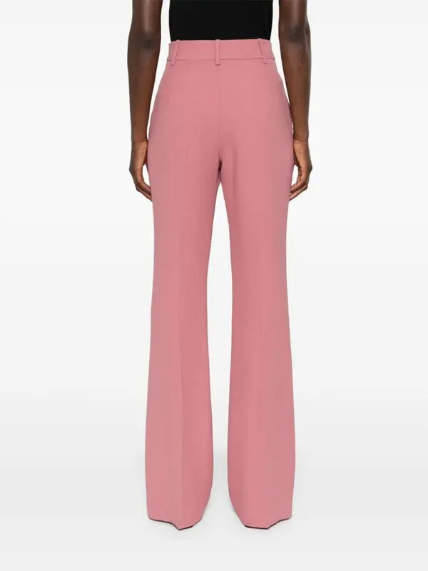 Ermanno Scervino Flared Crepe Trousers
