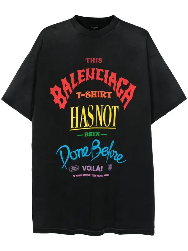 Balenciaga Not Been Done" Cotton T-shirt