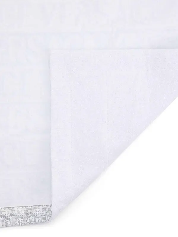 Versace Logo-print Cotton Bath Mat