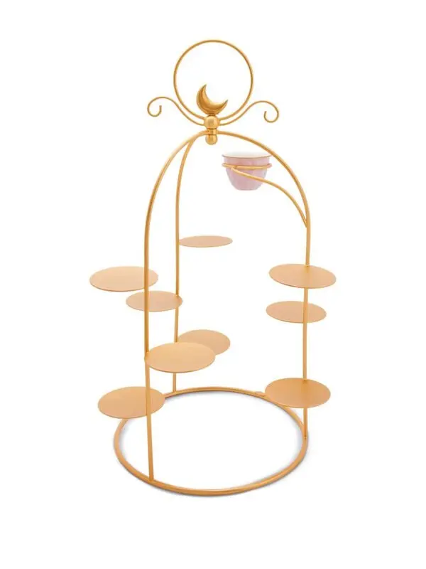 VILLARI Peacock Extravaganza Pastry Stand And Cup
