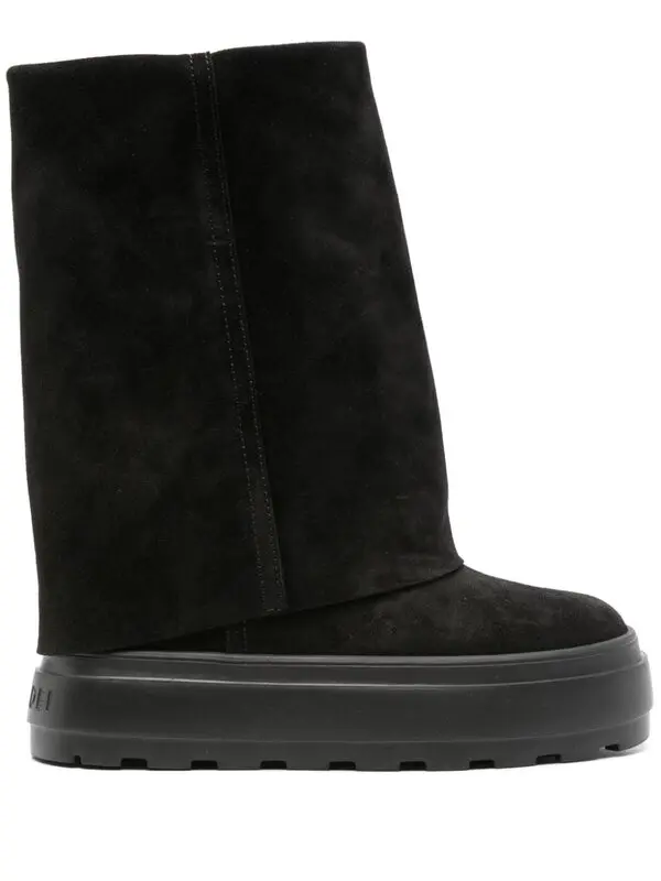 Casadei Layered Platform Boots