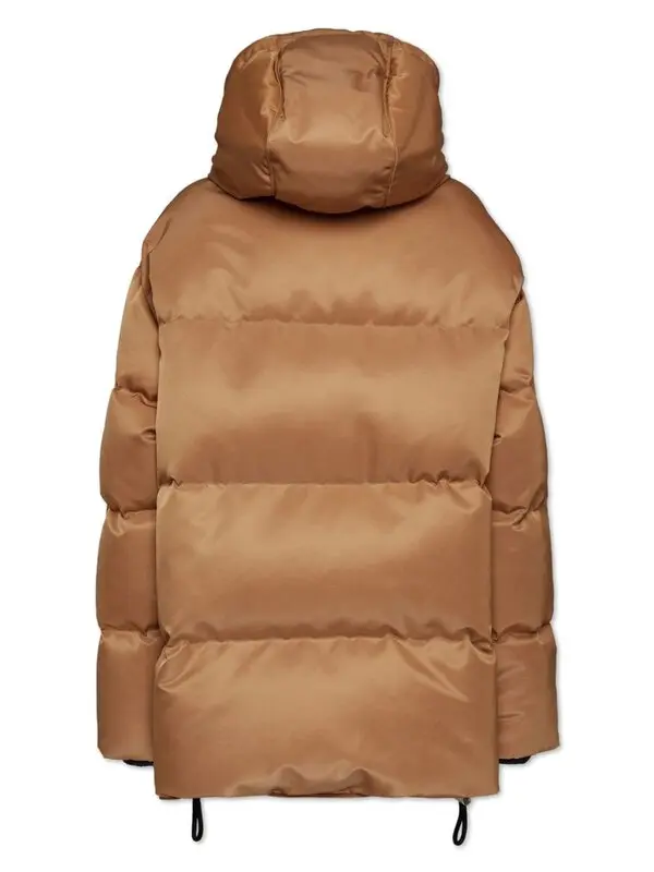 Dsquared2 Quilted Hooded Coat - Brown