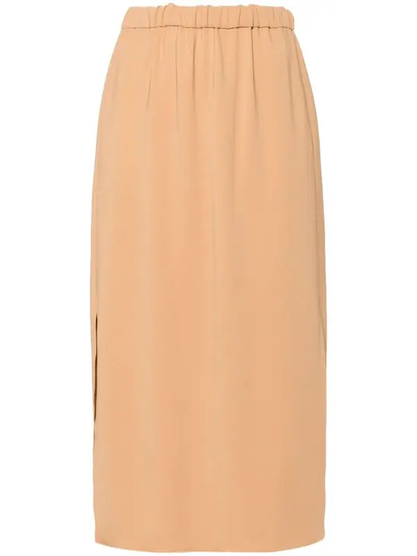 FORTE_FORTE Elasticated-waistband Midi Skirt