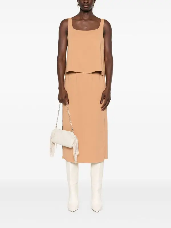 FORTE_FORTE Elasticated-waistband Midi Skirt