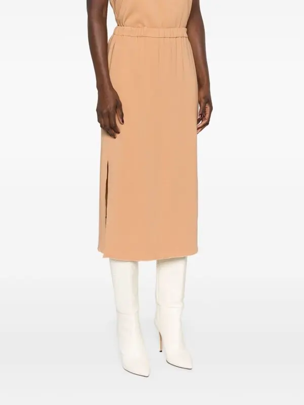 FORTE_FORTE Elasticated-waistband Midi Skirt