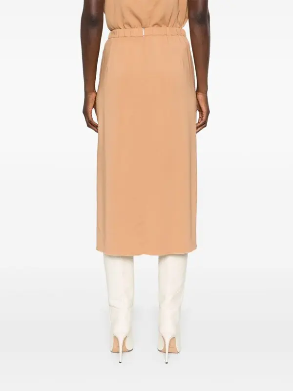 FORTE_FORTE Elasticated-waistband Midi Skirt