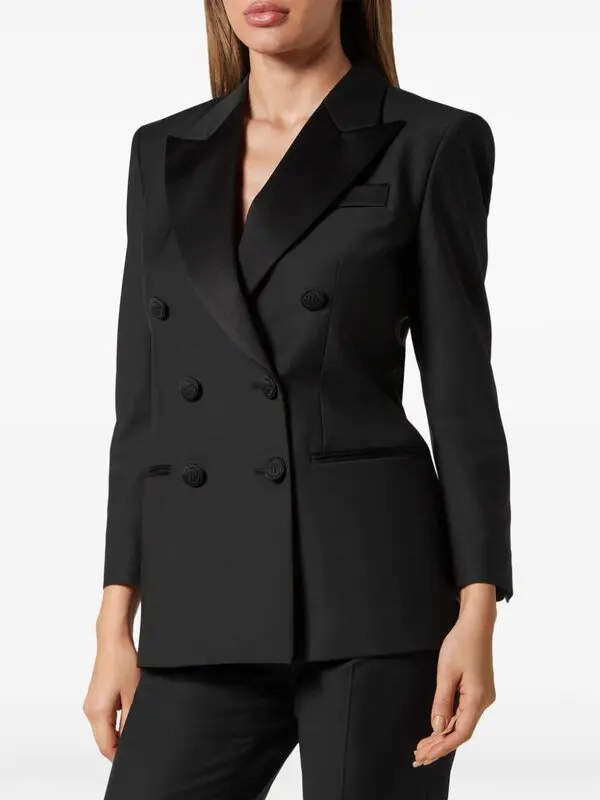 Philipp Plein Crystal-embellished Blazer - Black