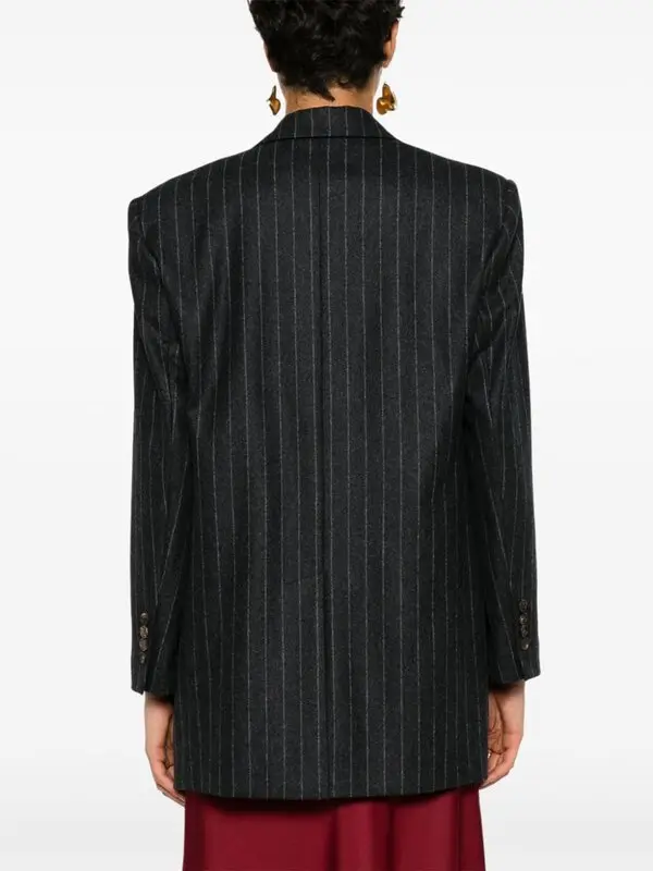 Brunello Cucinelli Pinstriped Wool Blazer