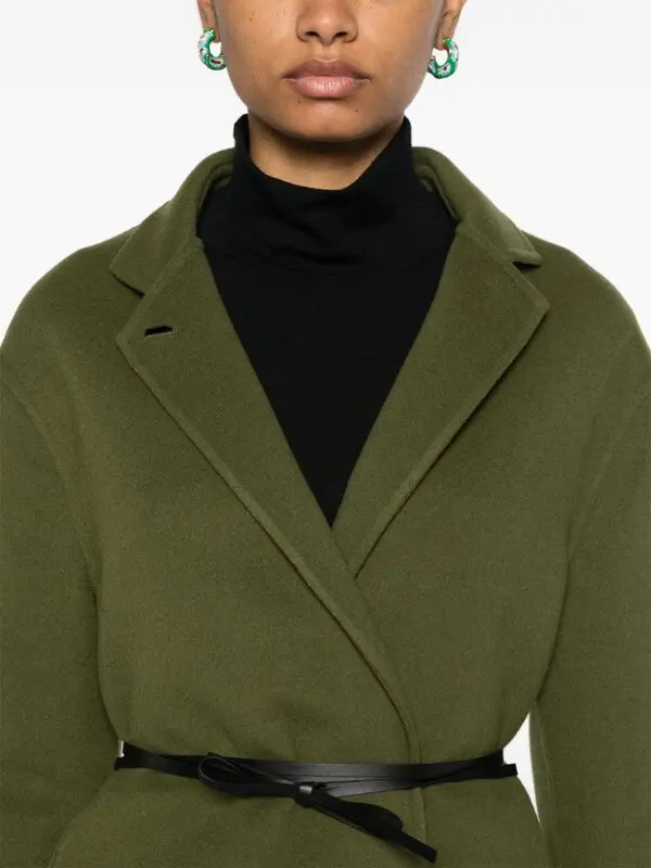 Fabiana Filippi Belted Single-breasted Coat