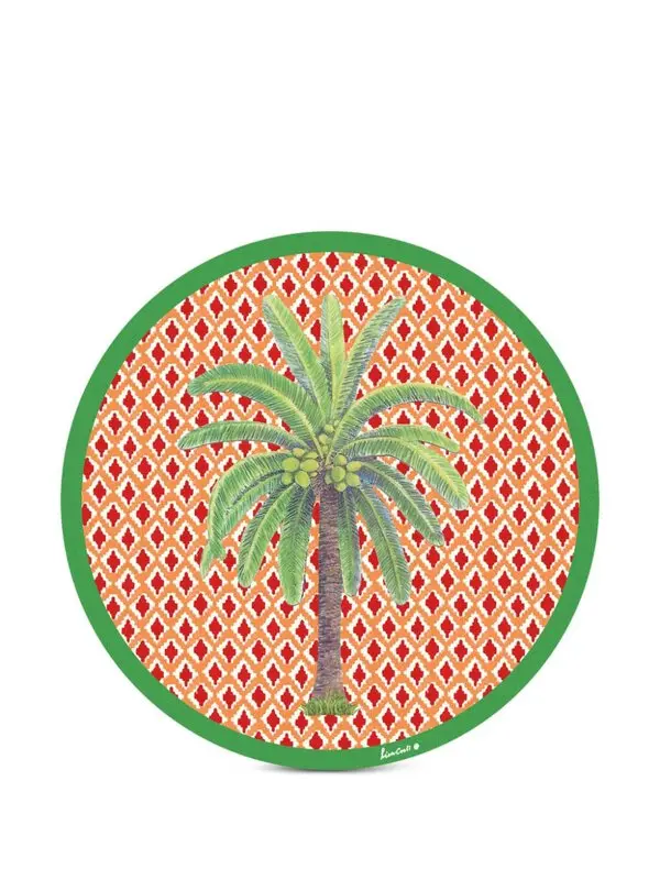 LISA CORTI Masonite Hima Palma Circular Place Mats