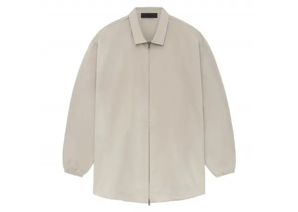 Fear Of God Essentials Core Collection Cotton Twill Overshirt - Mink