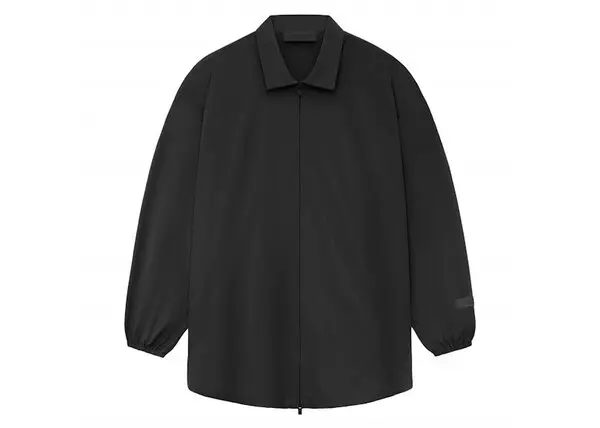 Fear Of God Essentials Core Collection Nylon Overshirt - Black