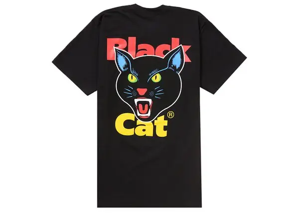 Supreme Cat Tee Shirt - Black