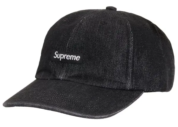 Supreme Cordura Denim 6-panel Cap - Black