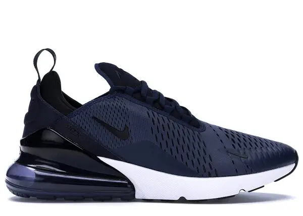 Nike Air Max 270 Sneakers - Midnight Navy Blue/black/white