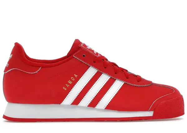 Adidas Samoa Sneakers - Scarelet Red/cloud White/core Black