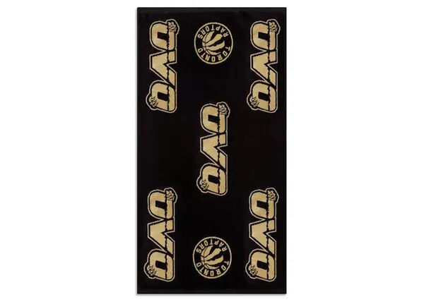 OVO X Nba Raptors Sideline Towel - Black
