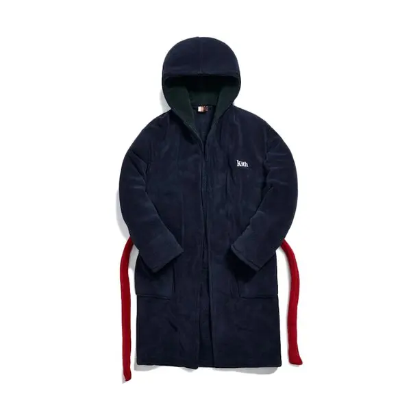 Kith Serif Robe - Navy Blue