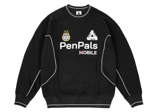 PALACE Pen Pals Crew - Black
