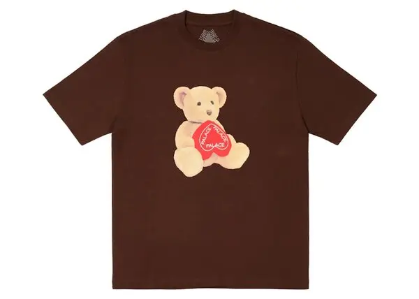 PALACE Teddy T-shirt - Nice Brown