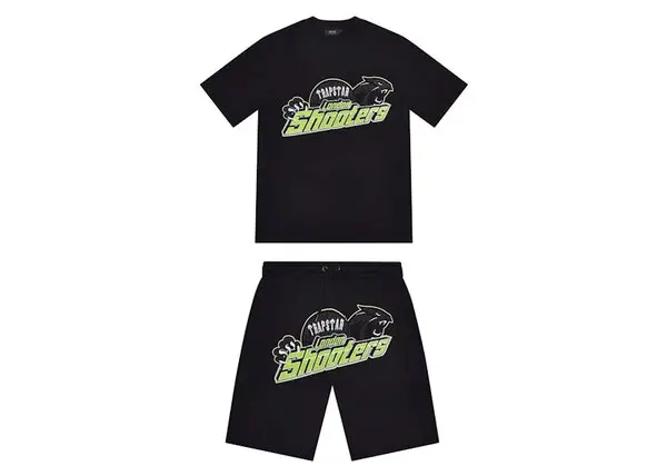 Trapstar Shooters Short Set - Black/slime