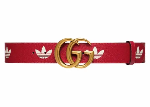 Gucci X Adidas Gg Marmont Belt - Red