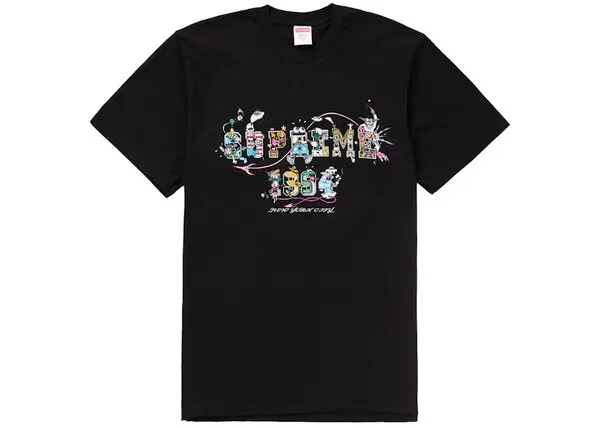 Supreme Varsity Tee Shirt - Black