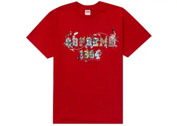 Supreme Varsity Tee Shirt - Red