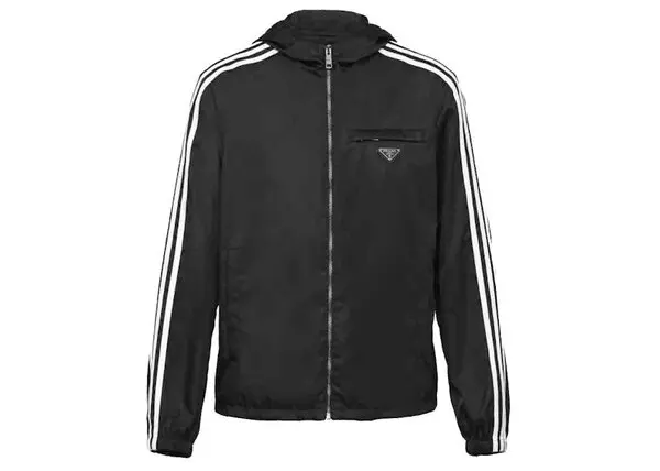 Adidas For Prada Re-nylon Hooded Track Jacket
