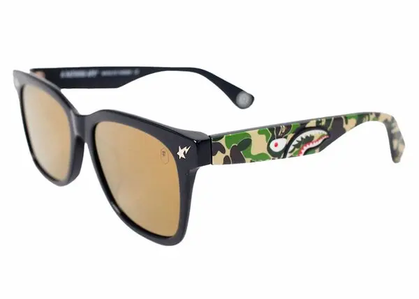 A BATHING APE Parkas0 Sunglasses - Black/camo