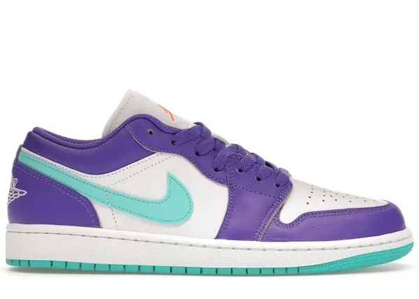JORDAN 1 Low Se Sneakers - Psychic Purple/hyper Jade/white