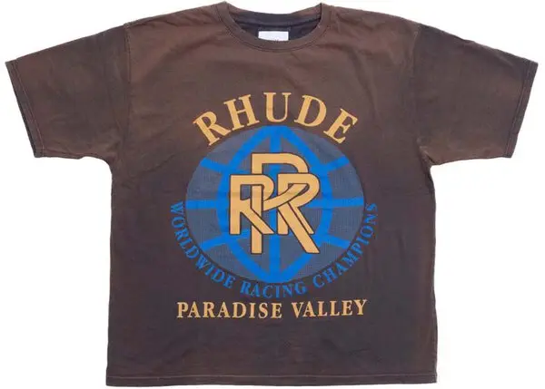 Rhude Paradise Valley Tee Shirt - Grey