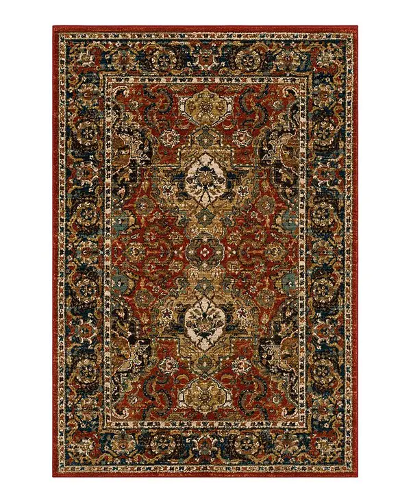 KARASTAN Spice Market Dhahar Area Rug, 8' X 11 - Garnet