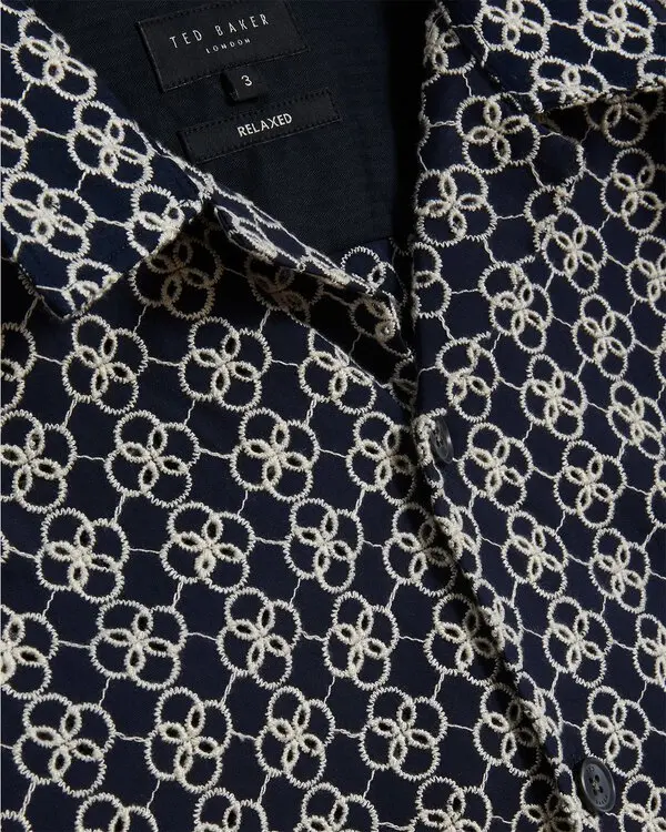 Ted Baker London Relaxed Fit Embroidered Shirt