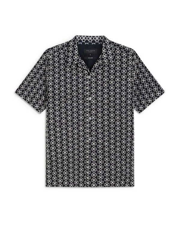 Ted Baker London Relaxed Fit Embroidered Shirt