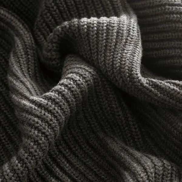 BOLL & BRANCH Ribbed Knit Throw Blanket, 50 X 70
