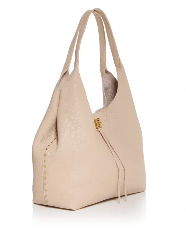 Rebecca Minkoff Darren Signature Shoulder Bag - Stone
