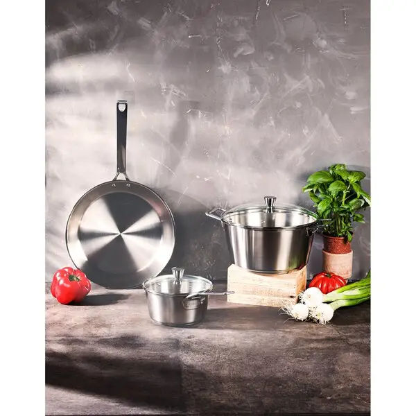 CRISTEL 1826 Collection 5 Pc. Stainless Steel Cookware Set