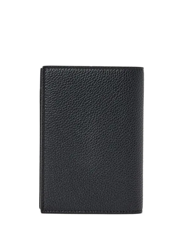 TOM FORD Logo-lettering Bi-fold Leather Cardholder - Black