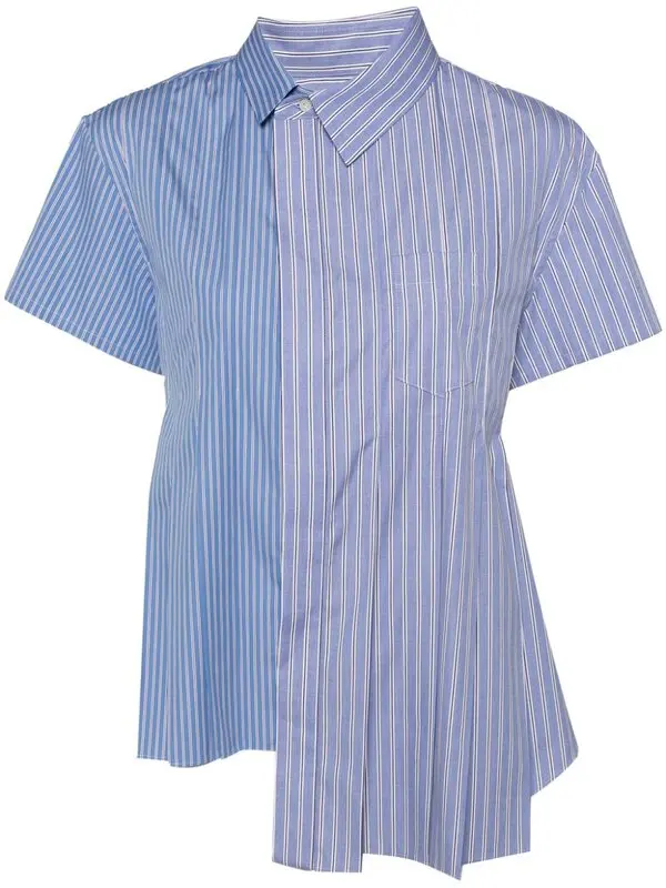 Sacai Striped Cotton Shirt