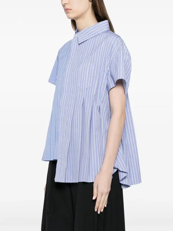 Sacai Striped Cotton Shirt