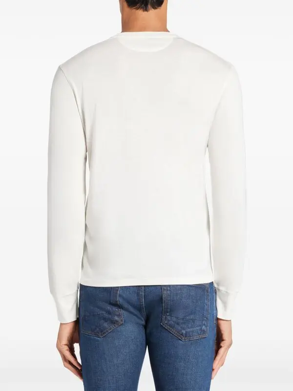 TOM FORD Knitted Long-sleeve Shirt - White